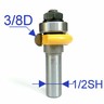 1pc 1/2" shank 3/8" Diameter w/Top Bearing Flute Router Bit | eBay