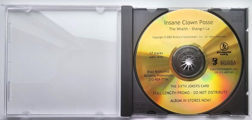 ICP Insane Clown Posse The Wraith Shangri-La Promo CD Twiztid Juggalo ...