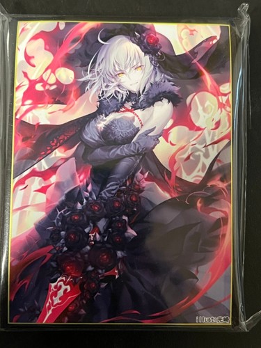 FGO Fate Grand Order Wedding Jeanne Alter doujin Card Sleeve Protector ...