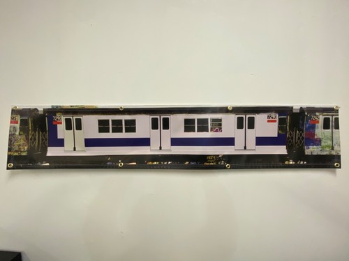 NYC MTA subway car banner graffiti customizable | eBay