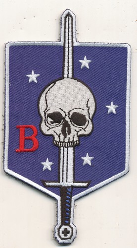 Marine Raiders B Company patch MARSOC scull and sword USMC US Marine ...