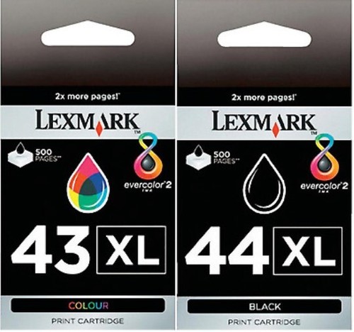 50 sets (100) Virgin Genuine Empty Lexmark 43XL 44XL Inkjet Cartridges ...