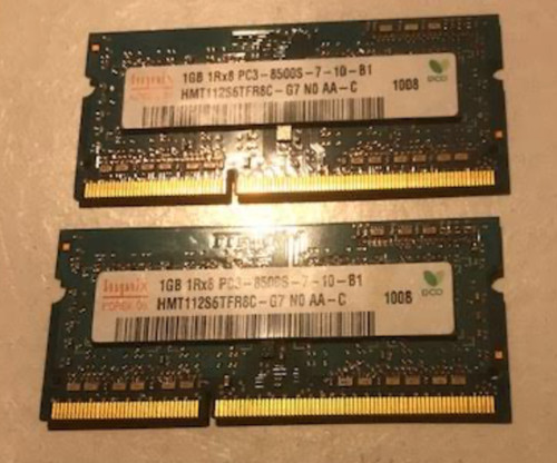 Hynix 2GB 1Rx8 DDR3 1066MHz ThinkPad X201i / X201s Memory RAM ...