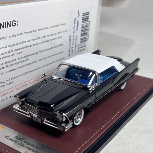 1/43 GLM Stamp Imperial Crown Convertible Single Light Black GLM132204 ...