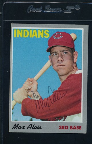 1970 Topps #85 Max Alvis Indians Signed Auto *47164 | eBay