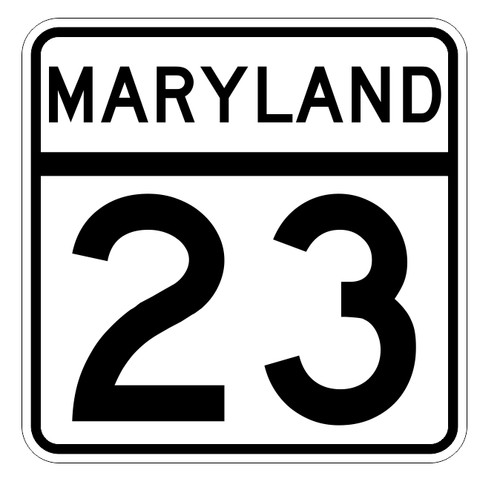 Maryland State Highway 23 Sticker Decal R2682 Highway Sign | eBay