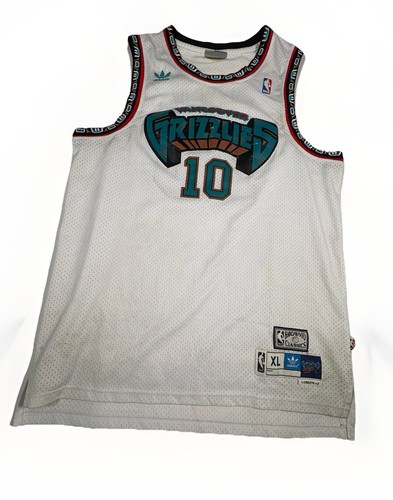 Vancouver Grizzlies Mike Bibby #10 Adidas Jersey Mens XL White NBA ...