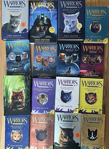 Lot 16 WARRIORS Super Editions by Erin Hunter Hawking's Jourey | eBay