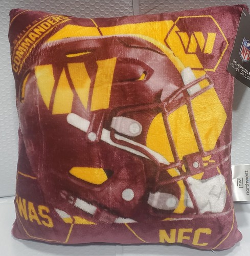 Washington Commanders Double Sided 16"x16" Velvet Connector Pillow ...