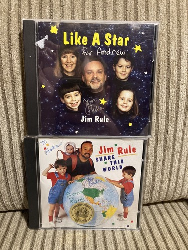 Jim Rule - Like A Star & Share This World CDs Lot of 2 PNO Tuna | eBay