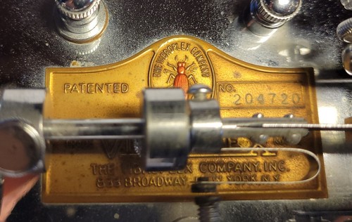 Vintage 1958 Vibroplex Original Deluxe Bug Sn. 204720 ham radio great ...