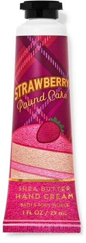 Brand New!!!! Bath and Body Works Strawberry Pound Cake hand cream 1oz ...