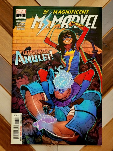 Magnificent MS. MARVEL #13 (Marvel 2020) 1st app & cover of AMULET (Arab Hero) | eBay