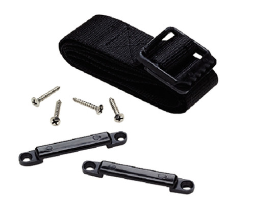 SeaChoice 1-1/2" x 42" Battery Tie-Down Strap & Brackets Poly-Pro ...