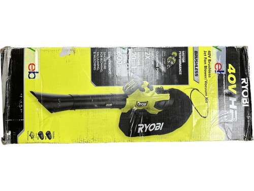 Ryobi 40V HP 600 CFM Leaf Blower/Mulcher/Vacuum -TOOL ONLY- RY404150 ...