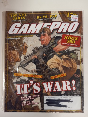 GamePro Game Pro Magazine #202 XBOX 360 Call of Duty July 2005 | eBay