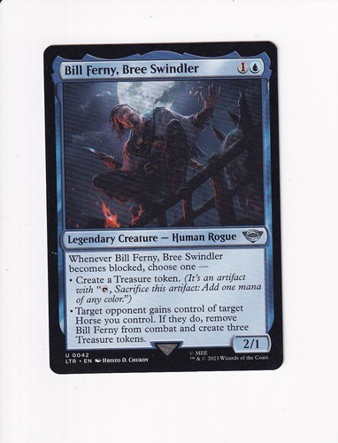 2023 MAGIC THE GATHERING LORD OF THE RINGS BILL FERNY, BREE SWINDLER ...