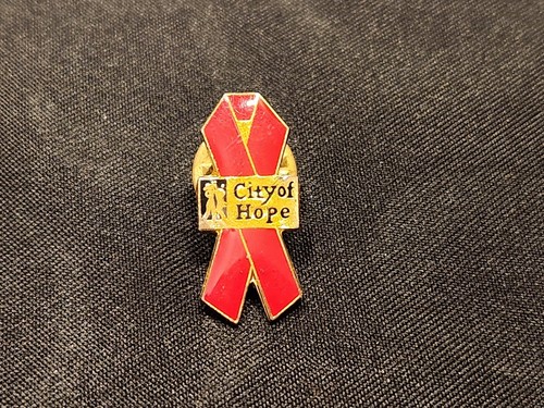 Vintage City Of Hope Cancer Ribbon Lapel Hat Pin Pinback 1" | eBay