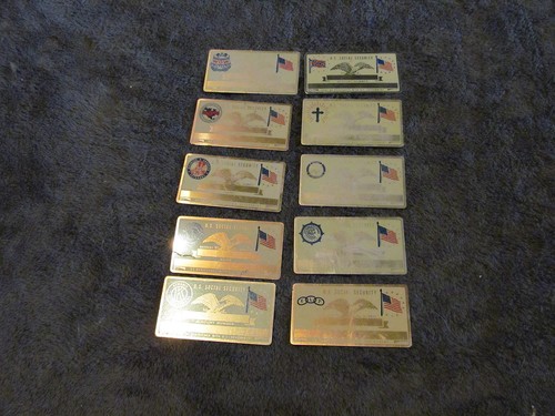 10 Fabulous Brass Social Security Cards To Be Engraved - Assorted ...