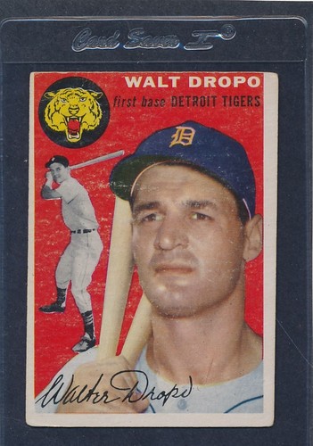 1954 Topps #018 Walt Dropo Tigers Fair 54T18-100615-4 | eBay