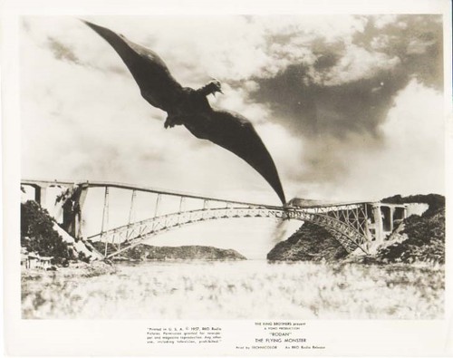 RODAN, Original 1957 Giant Monster Scene, Toho Sci-Fi Film Photo #1 | eBay