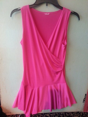 Vintage Bal Togs (?) adult size M/L (?) Hot pink Tunic dress dance | eBay