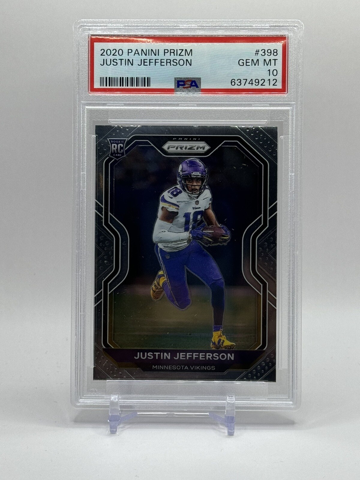 Justin Jefferson 2020 Prizm #398 Base Price Guide - Sports Card Investor