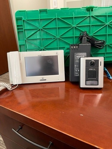 Aiphone JP-4MED, JPDA, & PS2420 Hands-Free Touch Screen Color Video ...