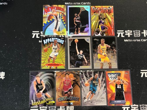 1999 Topps Chrome Rodman Duncan Hill Oneal Pippen Van Horn Hardway Lot ...