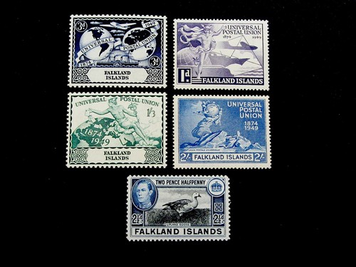 nystamps British Falkland Islands Stamp # 102-106 Mint OG NH U13y2616 ...