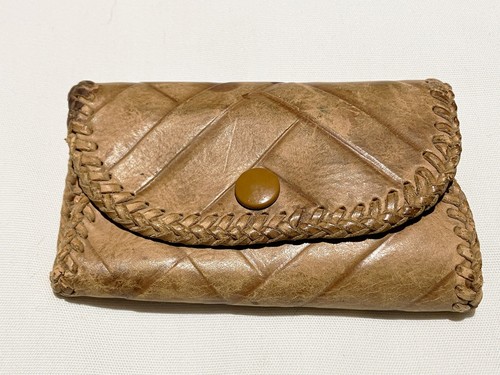 Vintage Leather Horse Carved Six Key Holder Tri Fold Wallet Pocket Car ...