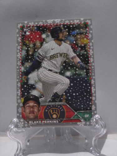 2023 Topps Holiday Mega Box Blake Perkins RC Metallic Parallel | eBay