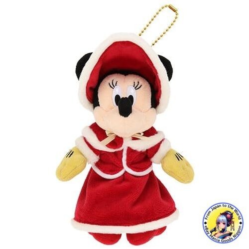Disney Minnie Mouse Plush Badge Christmas 2023 Tokyo Disneyland ...