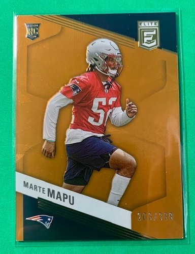 2023 DONRUSS ELITE FOOTBALL ORANGE ROOKIE CARD MARTE MAPU #209/399 ...