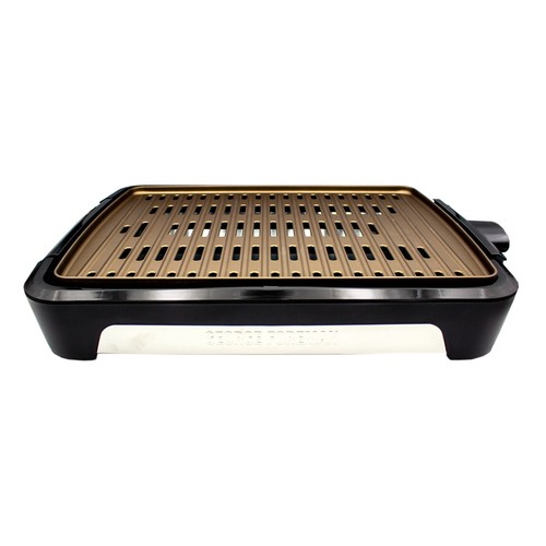George Foreman 1600W Smokeless Electric Grill NonStick, BBQ & Panini ...