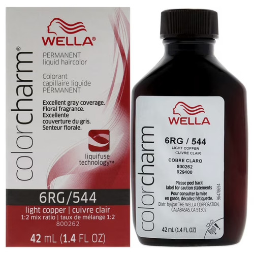 WELLA Color Charm Liquid Permanent Hair Color 6RG/544 | eBay
