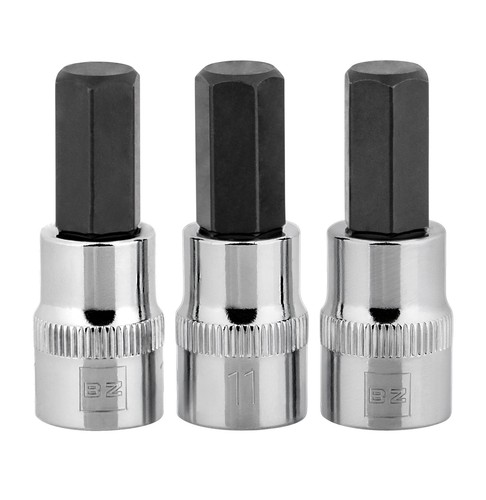11mm Hex Bit Socket/allen Driver Three Pack 3/8" Drive Shor | eBay
