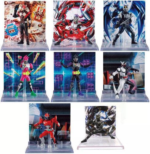 Kamen Rider Micro Statue Collection Candy Toy Figure Set of 8 Complete ...