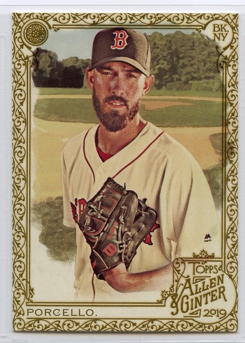 2019 Topps Allen & Ginter Gold Hot Box - #369 - Rick Porcello - Boston ...