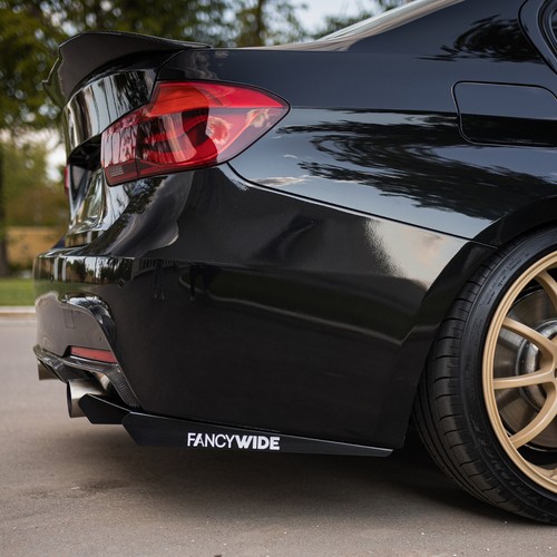 BMW F30 335 - Rear Bumper Extensions for Diffuser Canards F31, 335i ...