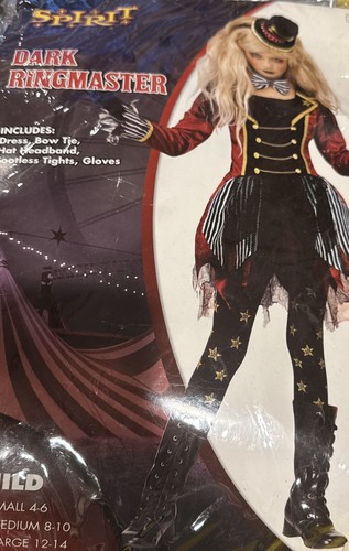 Dark Ringmaster Spirit Costume Size Small 4-6 | eBay