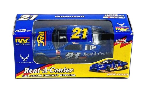 2004 THE ROOSTER RICKY RUDD #21 NASCAR 1:64 Diecast Car RAC Rent-A ...