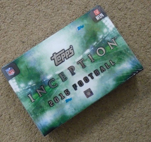 2015 TOPPS INCEPTION FOOTBALL HOBBY BOX 2 AUTOGRAPHS & 2 RELICS PER BOX ...