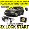 Js Alarms 3x Lock Remote Start Easy Install 2016 - 2022 Toyota Tacoma ...
