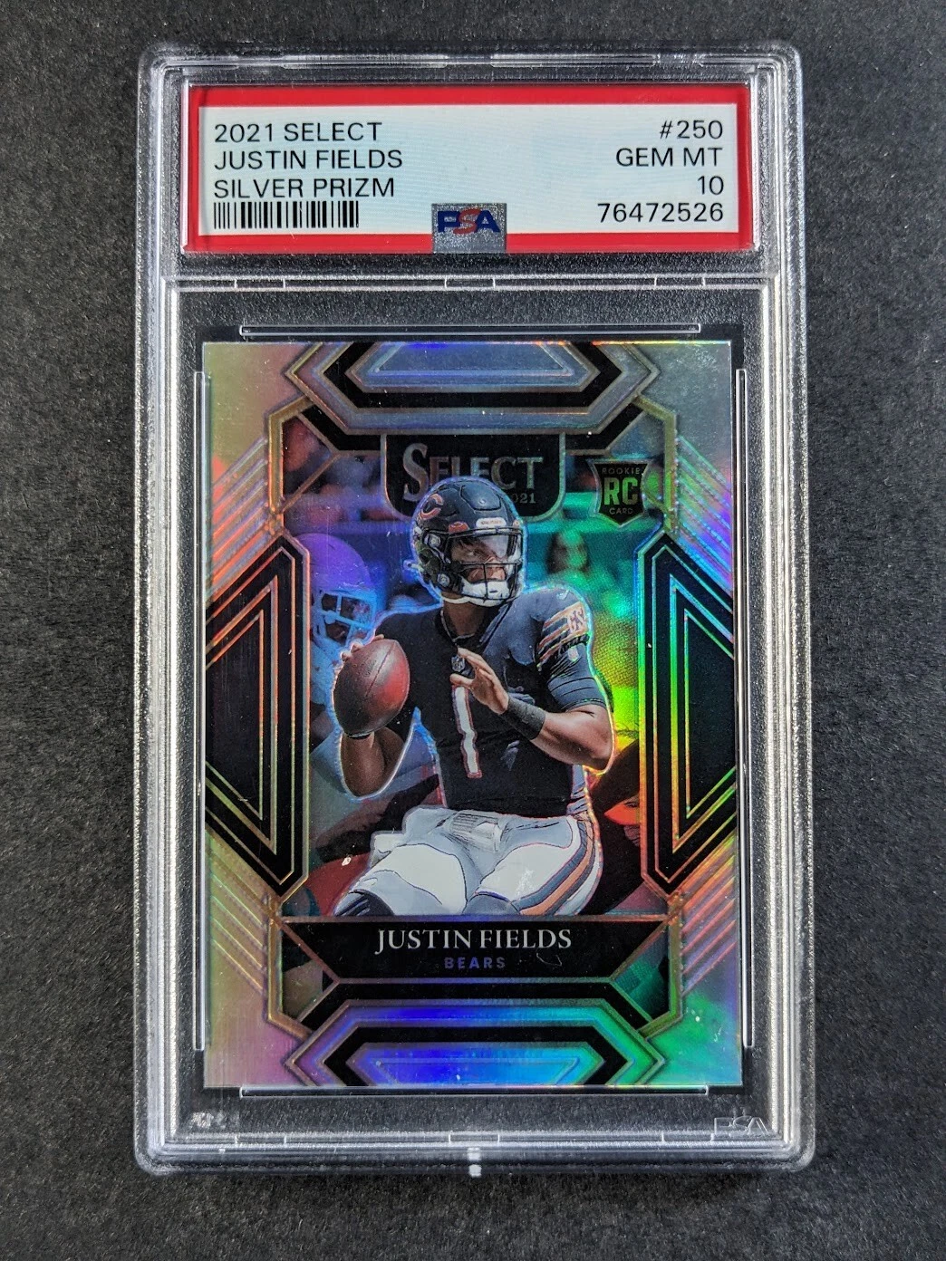 Justin Fields 2021 Select #250 Club Level Silver Price Guide - Sports ...