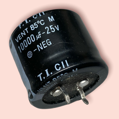 1 PCS VENT CAP ALUM 10000UF 10000MF 25V RADIAL Snap In CAPACITOR ...