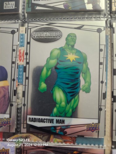 Marvel Trading Card Vibranium Radioactive Man | eBay