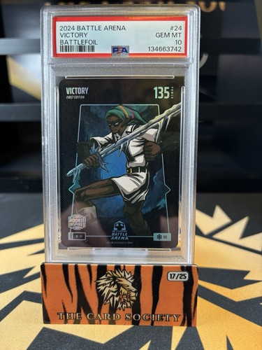 2024 Bo Jackson Battle Arena Victory Ice Foil Psa 10 Alpha Low Pop ...