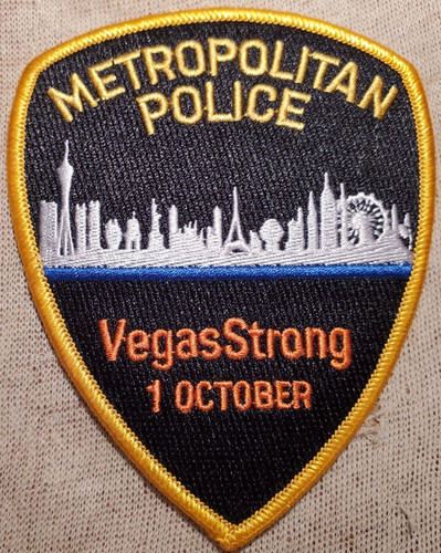NV Las Vegas Nevada Metropolitan VegasStrong 1 October Police Patch | eBay