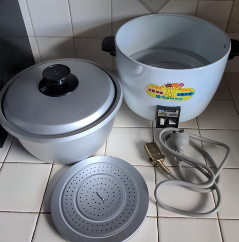 SANYO EC-23 Electric 10 Cup Rice Cooker Japan Steming Plate Cup w ...